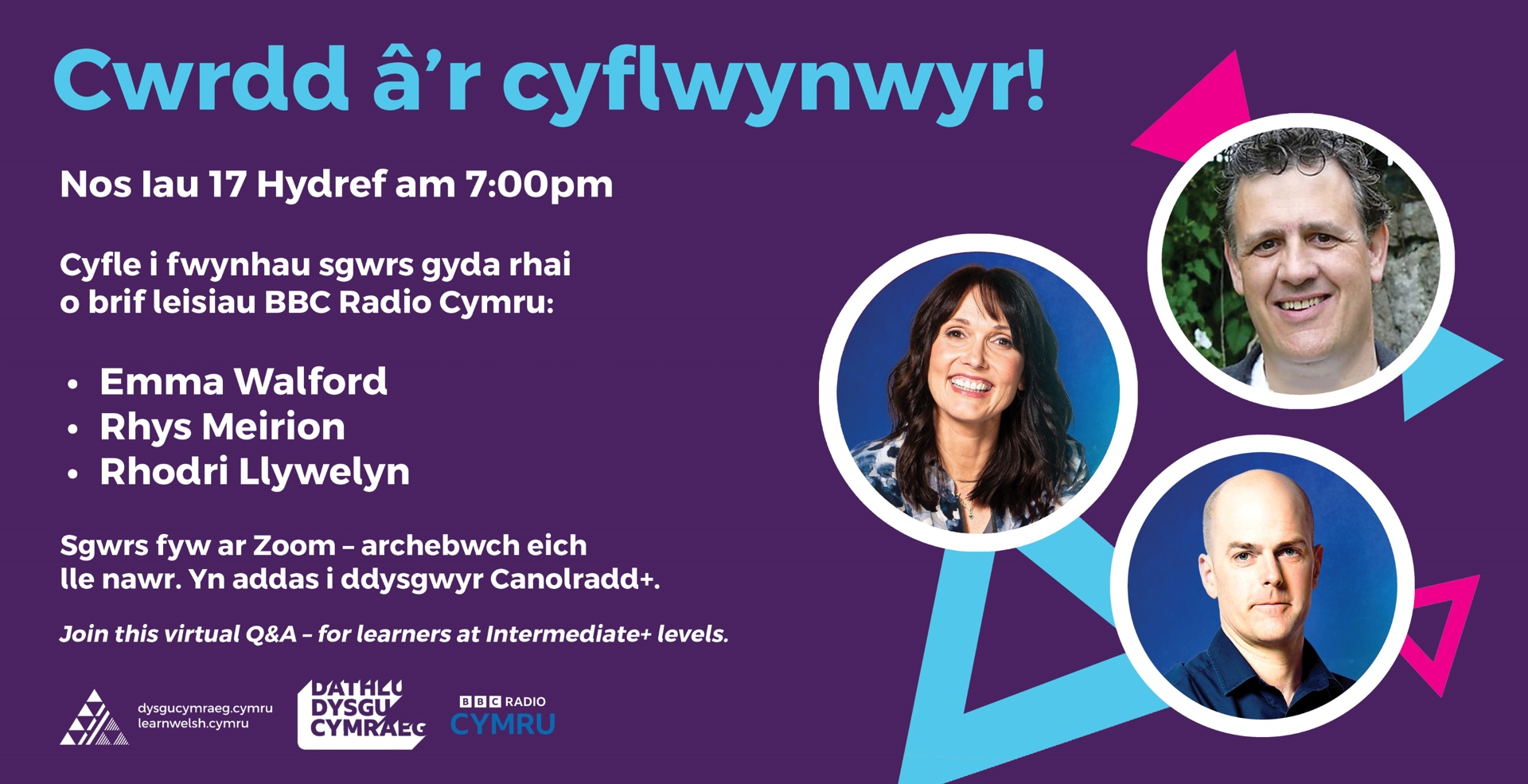 Wythnos Dathlu Dysgu Cymraeg - Meet the presenters! | Learn Welsh